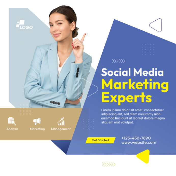 Modello Digital Marketing Agency Ad Template | PosterMyWall