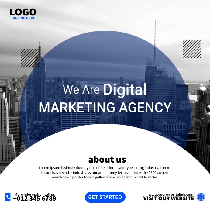 Digital Marketing Agency Ads Template | PosterMyWall