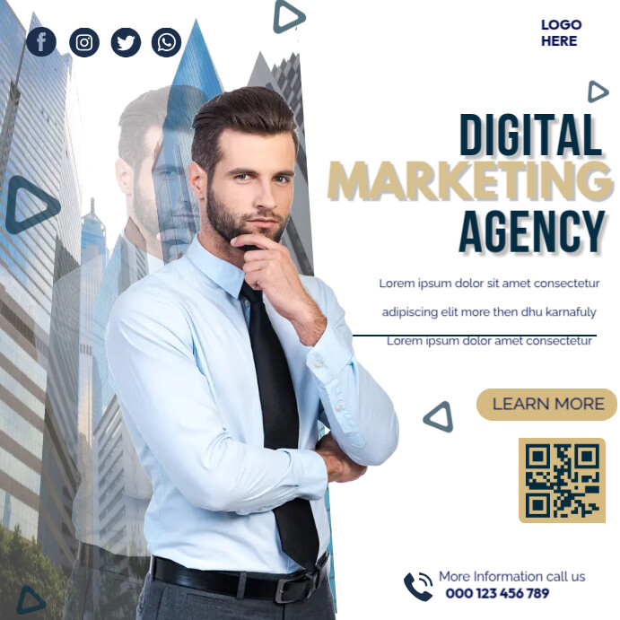 Digital Marketing Agency Ads Template | PosterMyWall