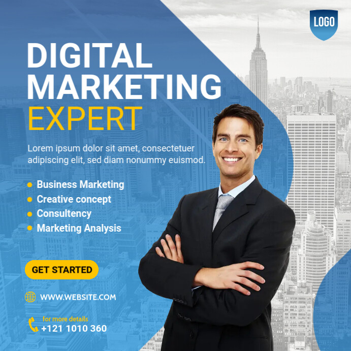 Digital Marketing Agency Banner Template | PosterMyWall