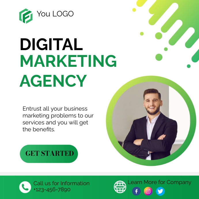 DIGITAL MARKETING AGENCY Template | PosterMyWall