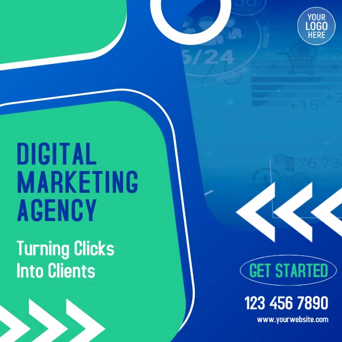 Modèle La Agence de Marketing Numérique | PosterMyWall