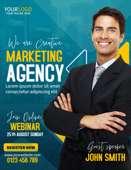 Digital Marketing Agency Template | PosterMyWall