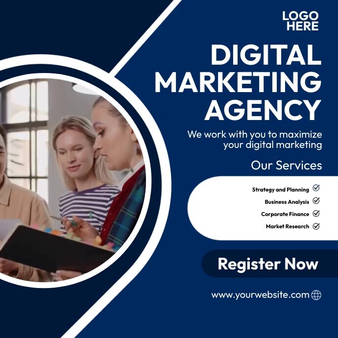 Copy of Digital Marketing Agency Event | PosterMyWall