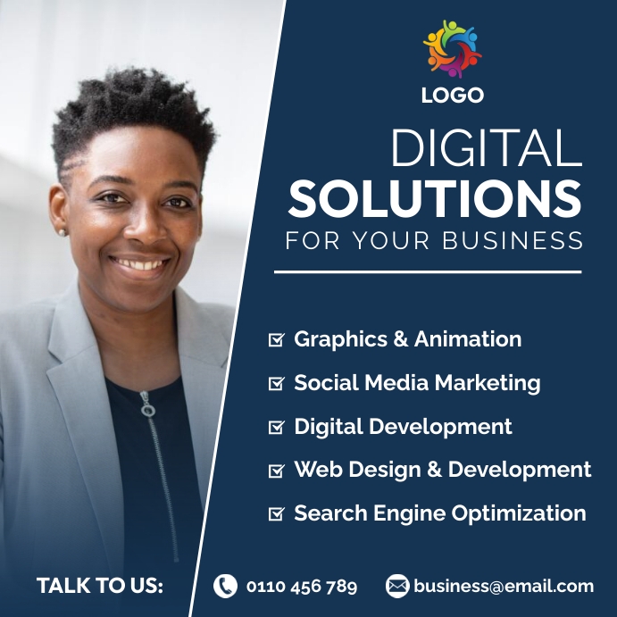 Digital marketing agency flyer design Template | PosterMyWall