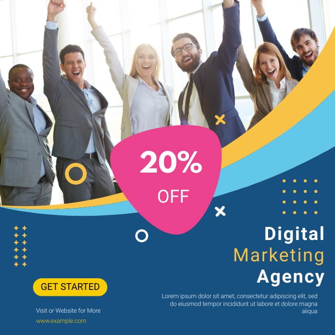 Digital Marketing Agency Flyer Template Modelo | PosterMyWall