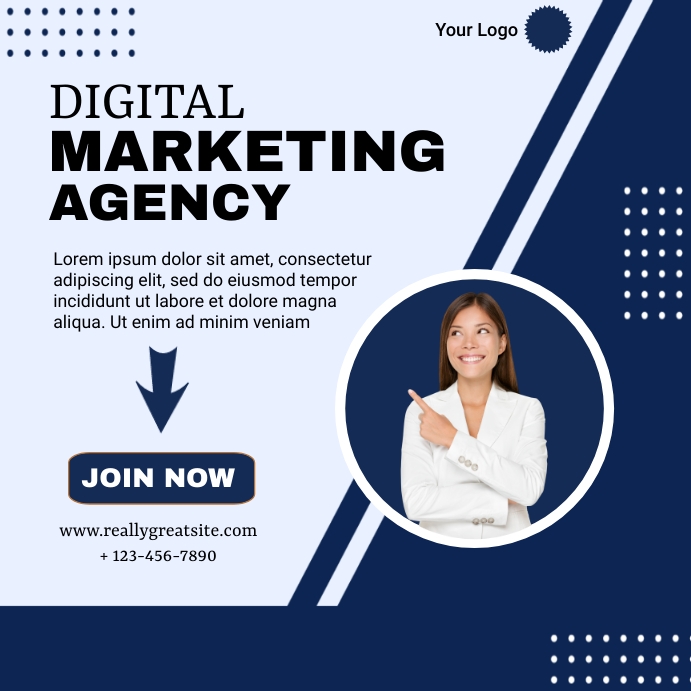 Digital Marketing Agency Instagram Post Template | PosterMyWall
