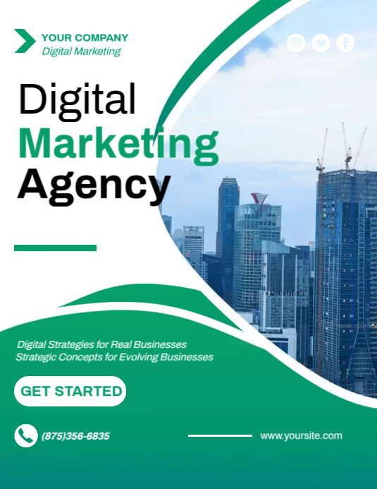Digital Marketing Agency Offer Template | PosterMyWall