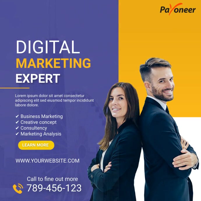 Digital Marketing Agency post Template | PosterMyWall