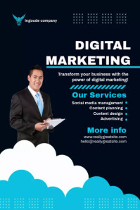 Digital Marketing Agency Poster Template | PosterMyWall