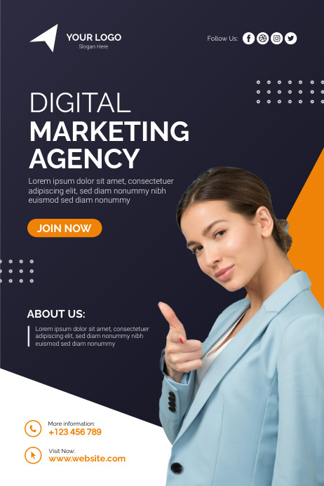Digital Marketing Agency Poster Template | PosterMyWall