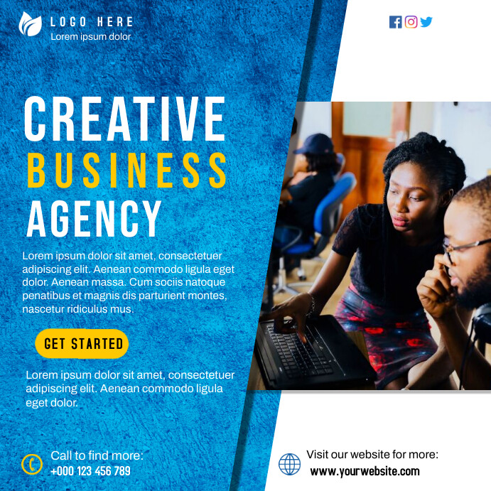 Digital marketing agency poster Template | PosterMyWall