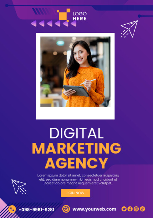 Copy of Digital Marketing Agency Poster Flyer | PosterMyWall