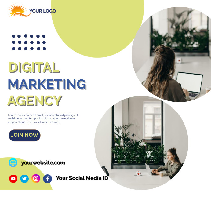 Digital Marketing Agency Poster Template | PosterMyWall