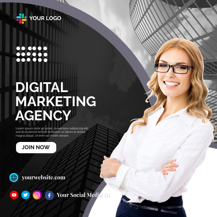 Digital Marketing Agency Poster Template | PosterMyWall