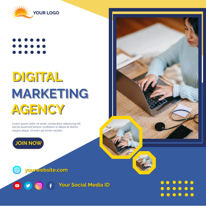 Digital Marketing Agency Poster Template | PosterMyWall