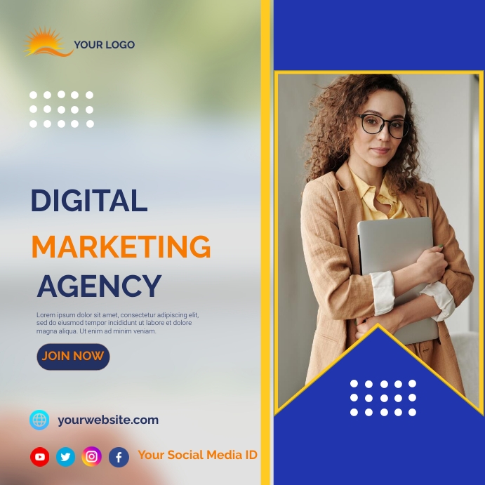 Digital Marketing Agency Poster Template | PosterMyWall