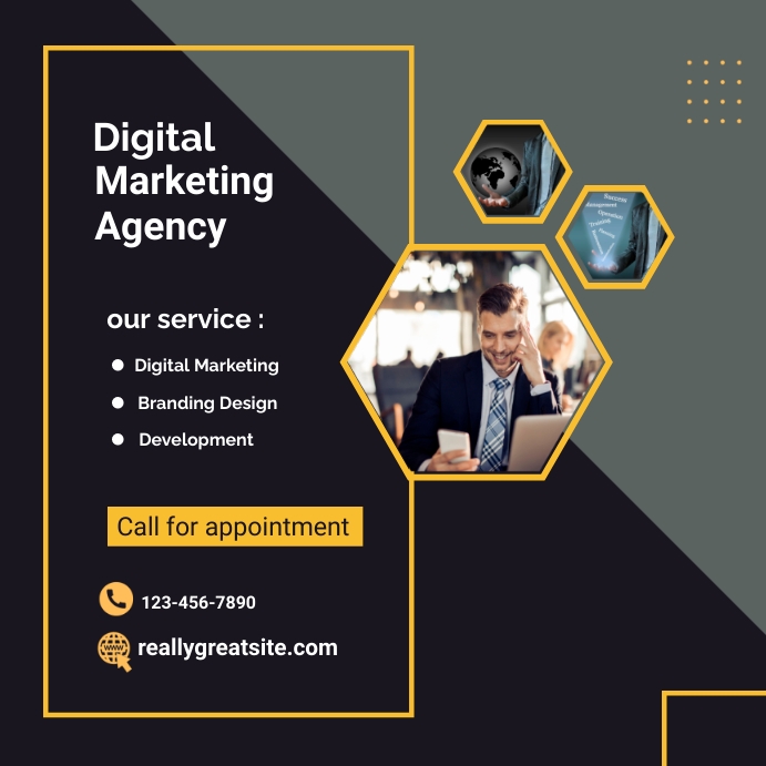 Digital marketing agency template | PosterMyWall