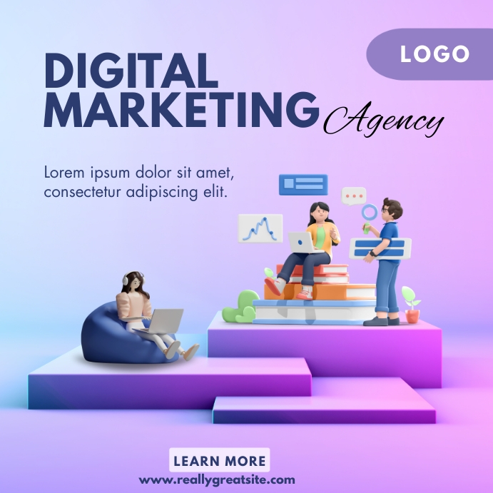 DIGITAL MARKETING AGENCY TEMPLATE | PosterMyWall