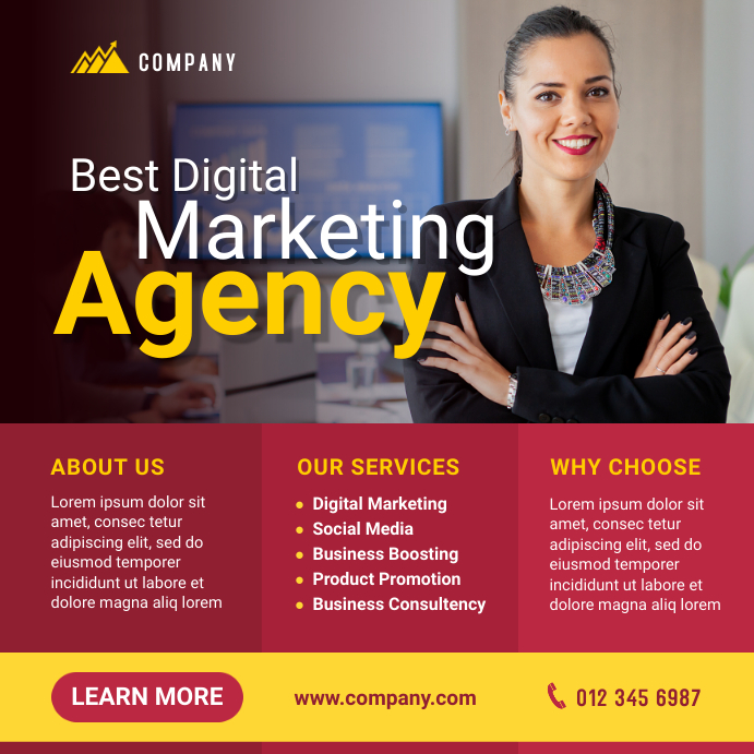 Digital Marketing Banner Template | PosterMyWall