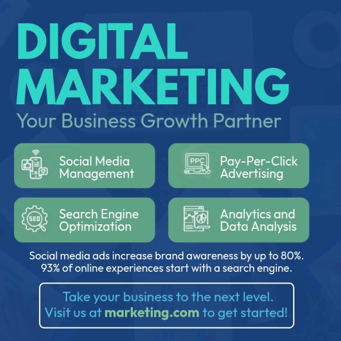 Plantilla de Digital Marketing | PosterMyWall