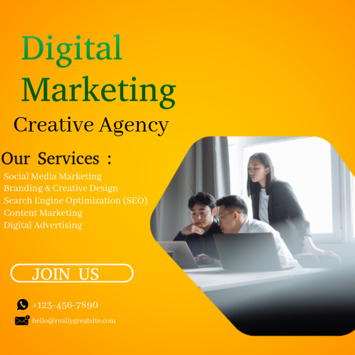 DIGITAL MARKETING Template | PosterMyWall