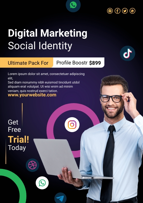 Digital Marketing Template | PosterMyWall