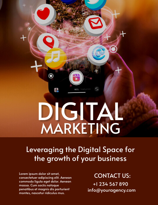 digital marketing Template | PosterMyWall
