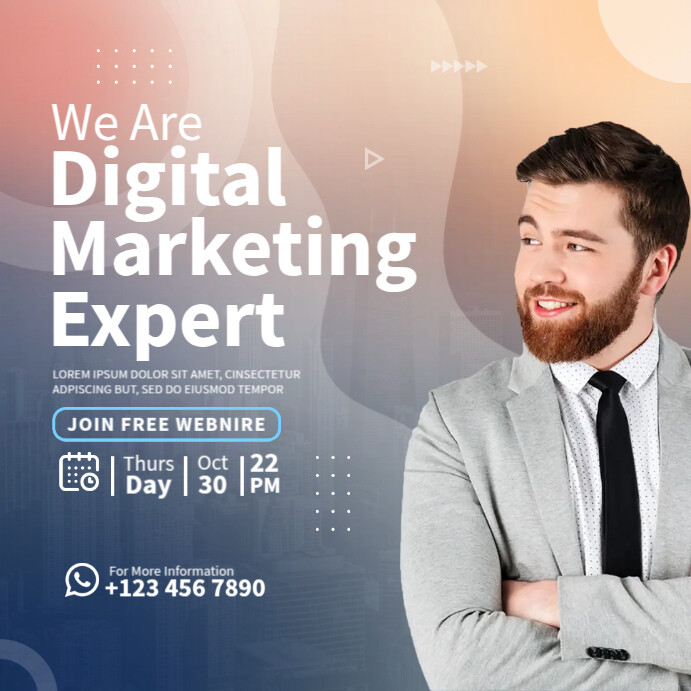 Copy of Digital Marketing Expert Ads | PosterMyWall