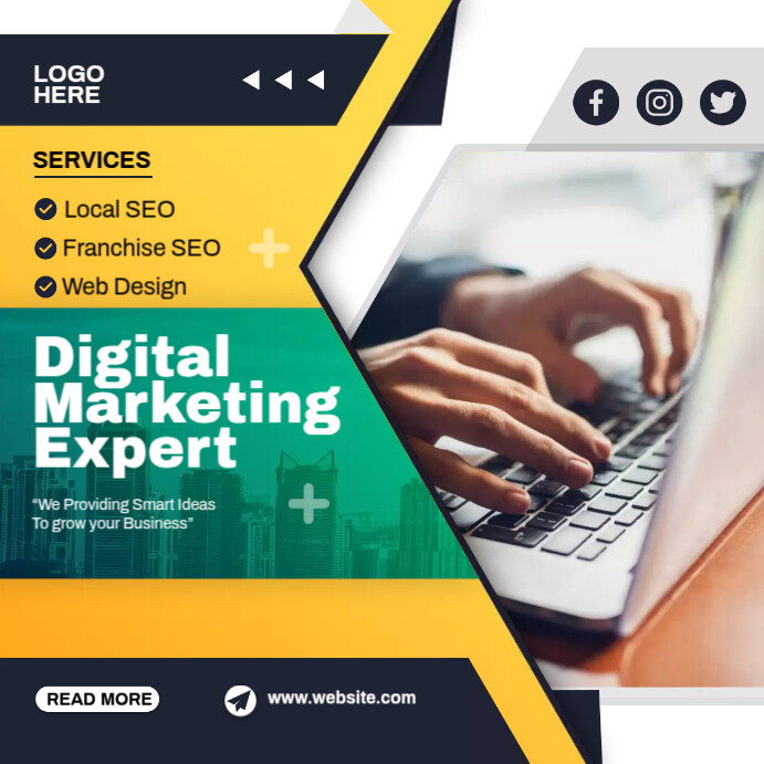 Digital Marketing Expert Ads Template | PosterMyWall