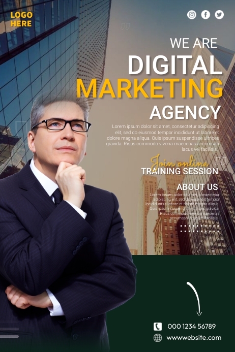 Digital Marketing Expert Template | PosterMyWall