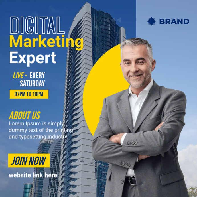 Digital Marketing Expert Template | PosterMyWall