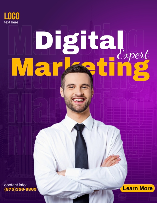Digital Marketing Expert Template | PosterMyWall