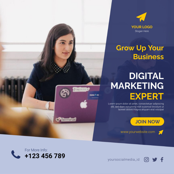 Digital Marketing Expert Poster Template | PosterMyWall