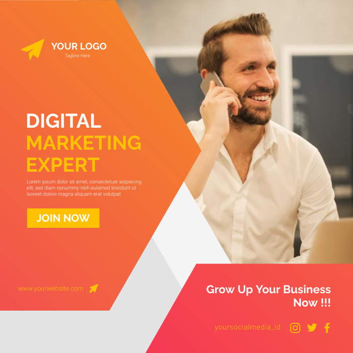 Digital Marketing Expert Poster Template | PosterMyWall