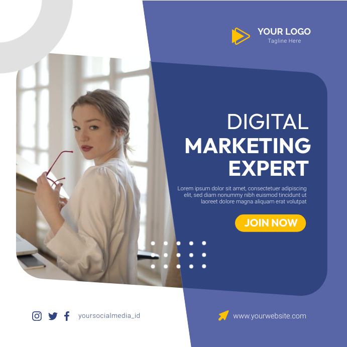 Copy of Digital Marketing Expert Social Media Post | PosterMyWall