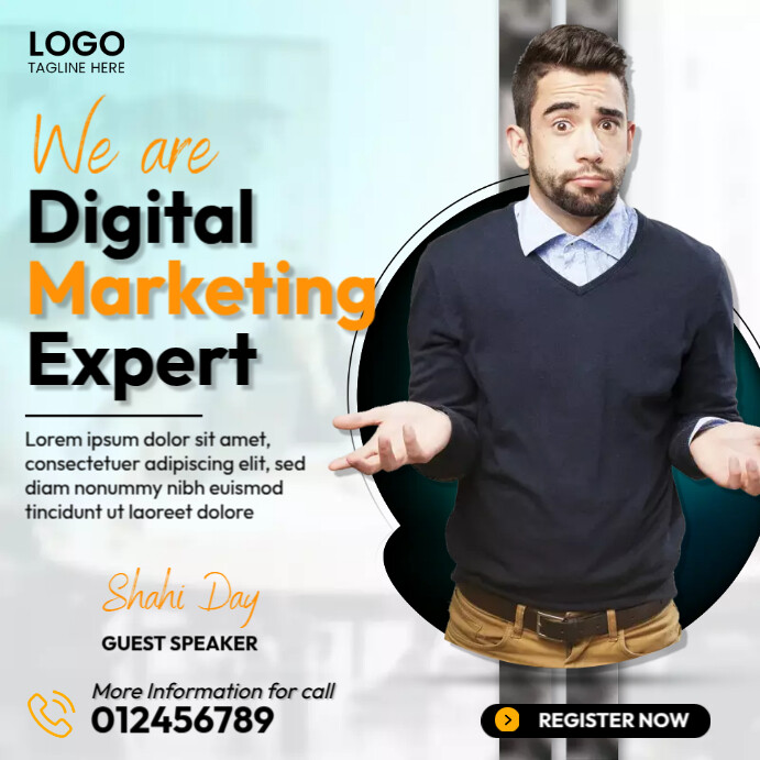 Digital Marketing Expert Template | PosterMyWall
