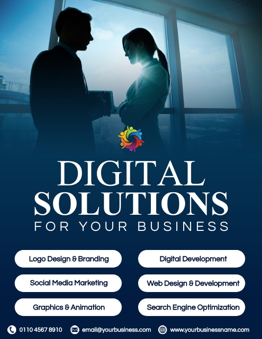 Copy of Digital marketing flyer design | PosterMyWall