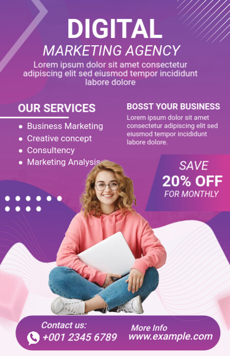 Digital Marketing flyer Template | PosterMyWall