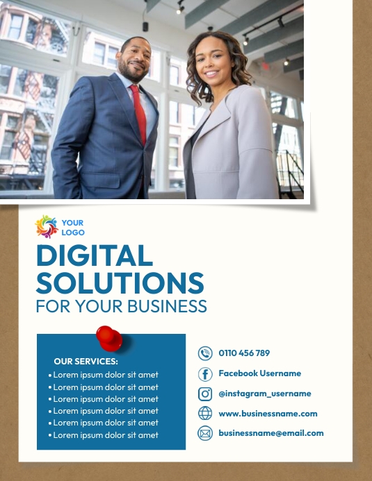 digital marketing flyer Templat | PosterMyWall
