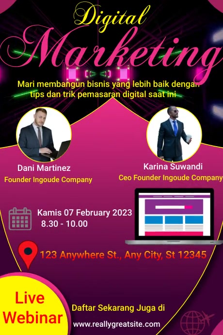 Digital marketing flyer template (1) | PosterMyWall