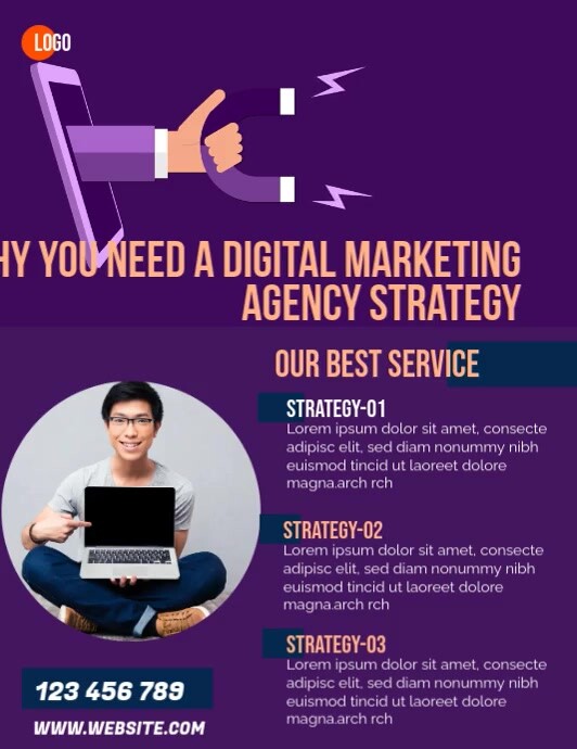 Digital Marketing Flyer Template | PosterMyWall