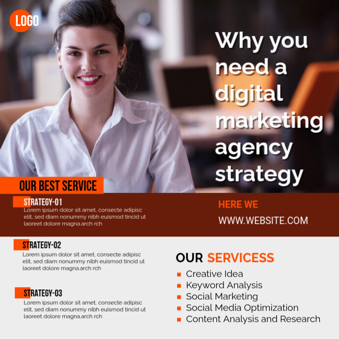 Digital Marketing Flyer Template | PosterMyWall