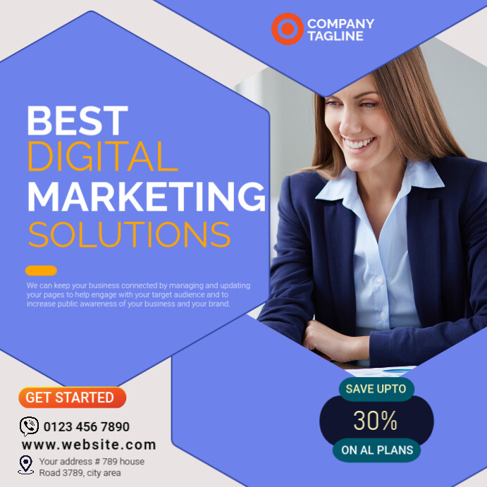 Digital Marketing Flyer Template | PosterMyWall