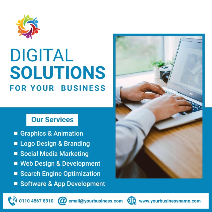 Copy of Digital marketing flyers | PosterMyWall