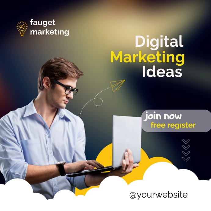 DIGITAL MARKETING IDEAS Template | PosterMyWall