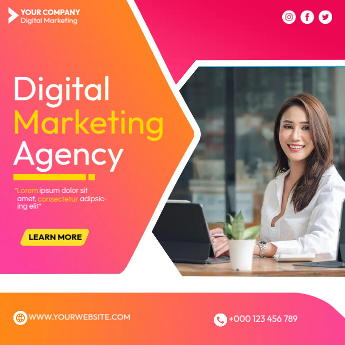 Digital Marketing Instagram Template | PosterMyWall