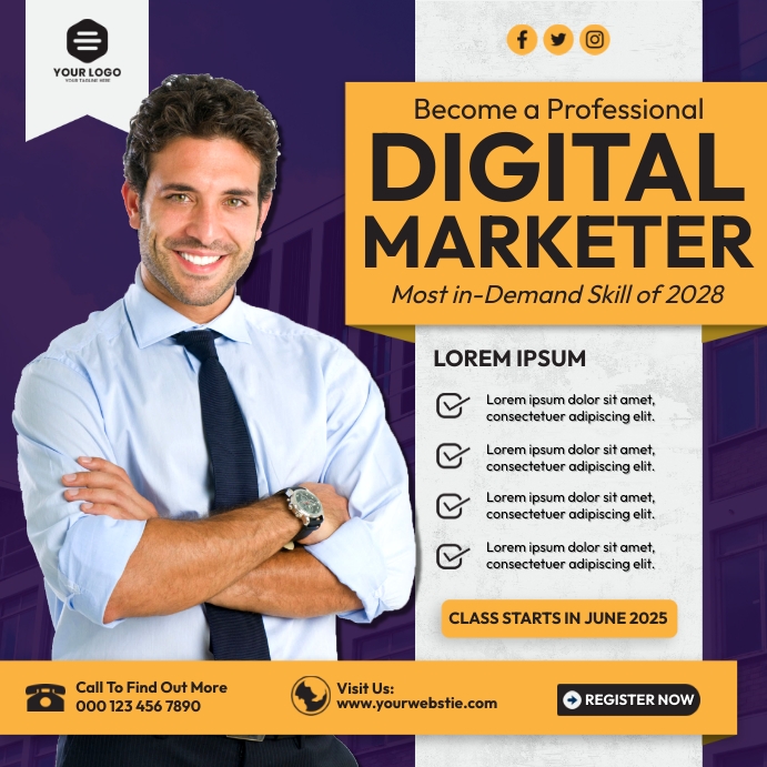 Digital Marketing Instagram Template | PosterMyWall
