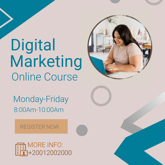 Copy of Digital marketing - Online Course | PosterMyWall
