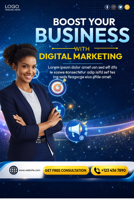 Digital Marketing Poster Template | PosterMyWall